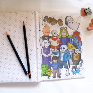 Undertale Character Notebook - Etsy UK