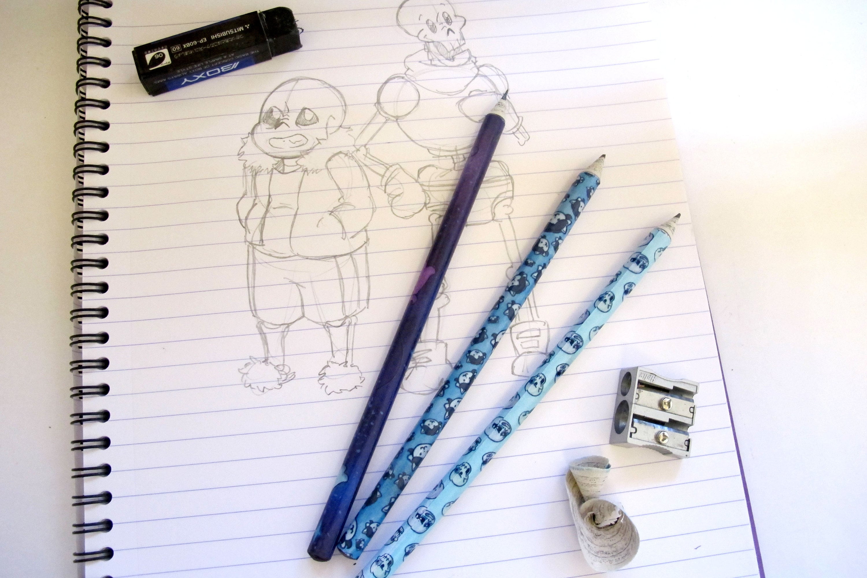 THREE Undertale Themed Pencils - Etsy UK