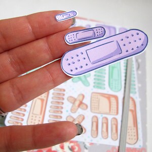 Bandage Themed Sticker Sheet - Etsy