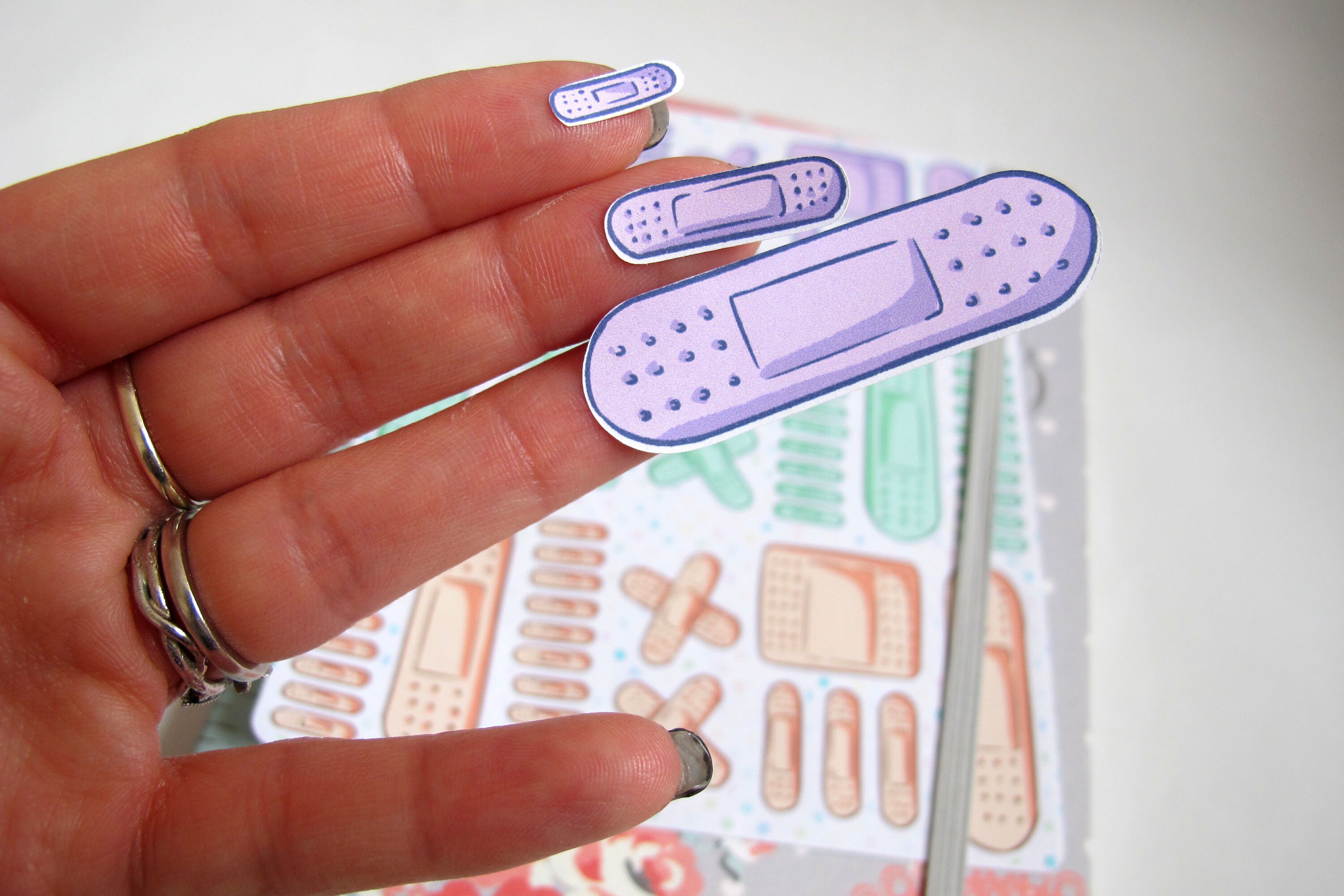 Bandage Themed Sticker Sheet - Etsy UK
