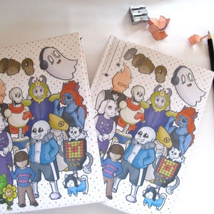 Undertale Character Notebook - Etsy UK