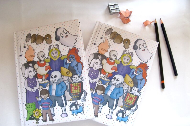 Undertale Character Notebook - Etsy UK