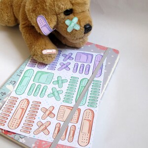 Bandage Themed Sticker Sheet - Etsy