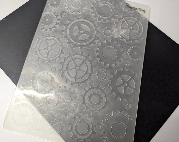 Plastic Embossing Die for Paper Craft Cogs Steampunk Design - Etsy