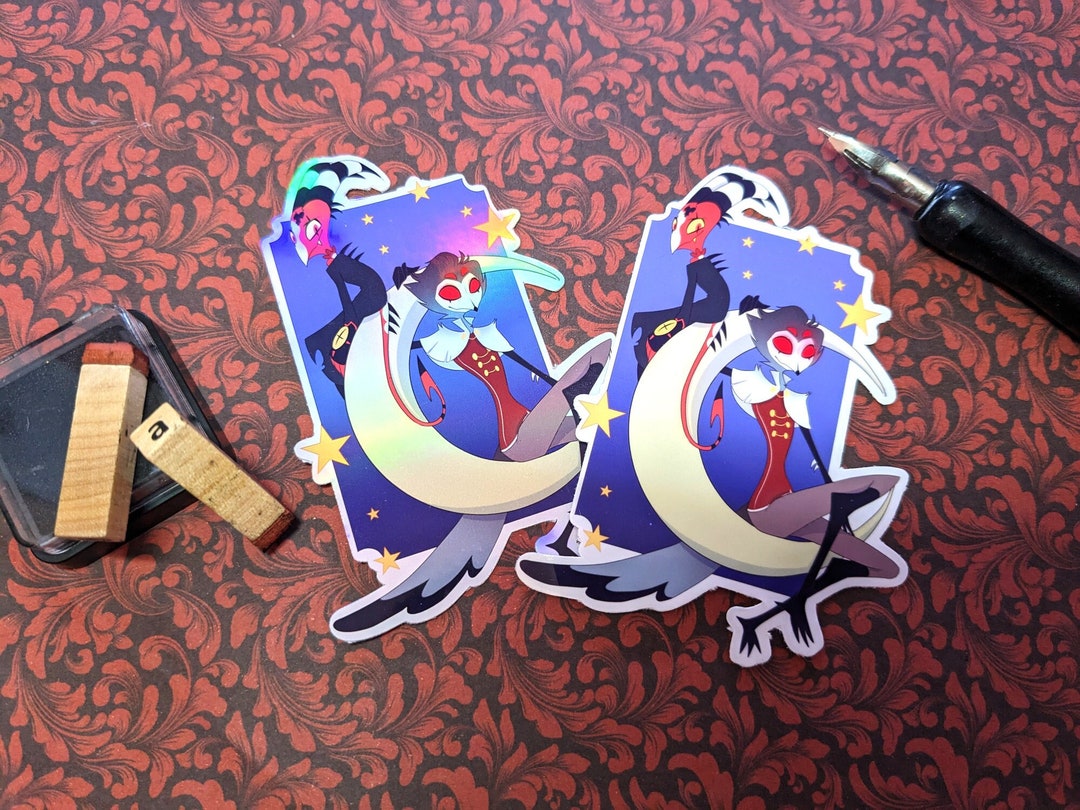 Stolitz - Blitzo and Stolas Translucent or Holo Sticker - Etsy