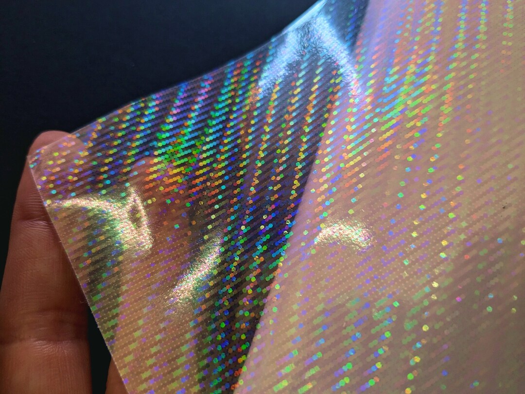 Self-adhesive Holographic Vinyl Overlay Sticker - Buffering Design - Etsy
