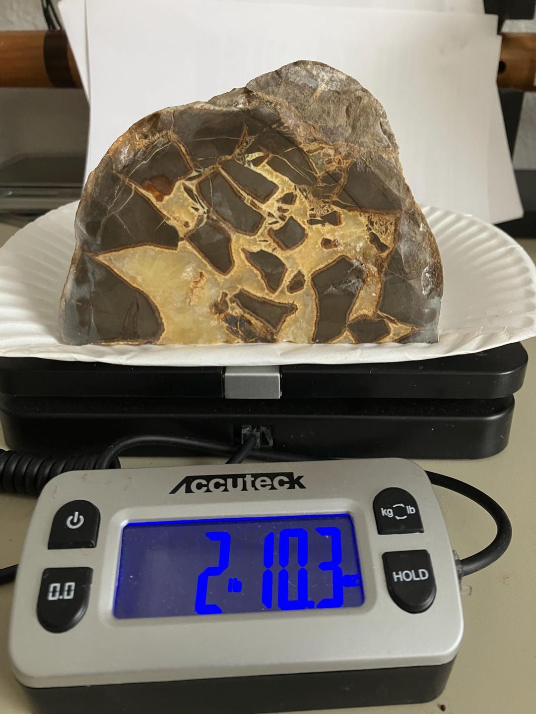 Septarian Rough Rock for Lapidary Use 2.10 Lb's - Etsy