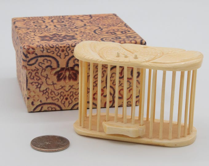 Vintage Chinese Handmade Bone Cricket Box Cage With Snake Design - Etsy
