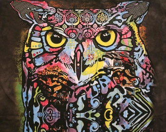 Psychedelic Owl | Etsy