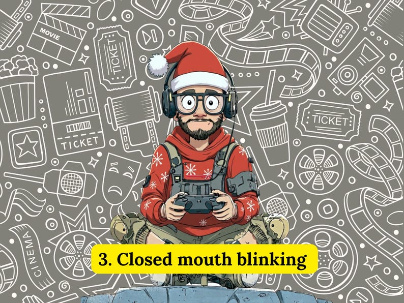 Tactical Holiday Twitch Pngtuber Avatar, Youtube and Streaming, Content ...