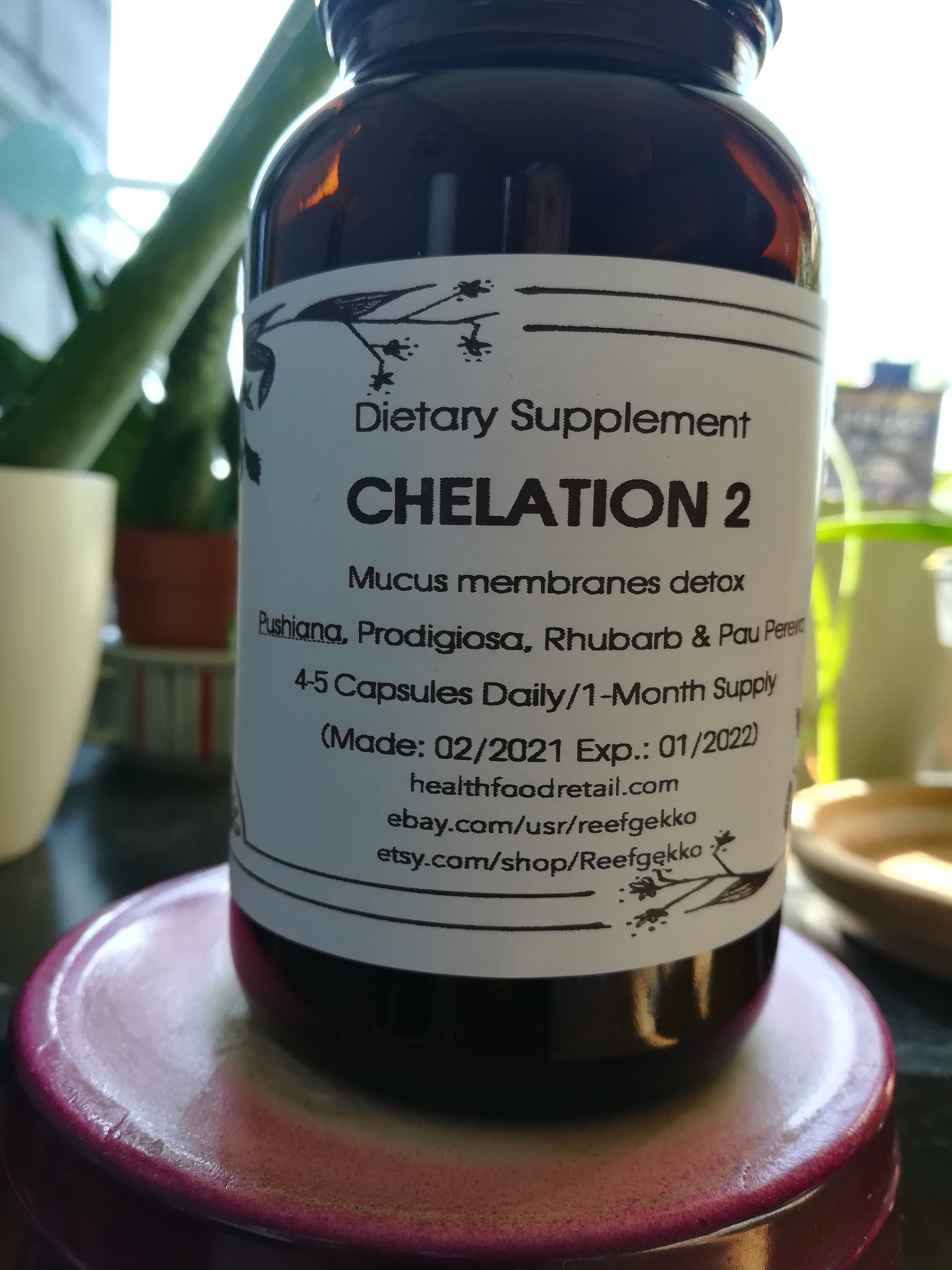 CHELATION 2 Mucus Membranes Detoxifier - Natural Colon Cleanse - Etsy