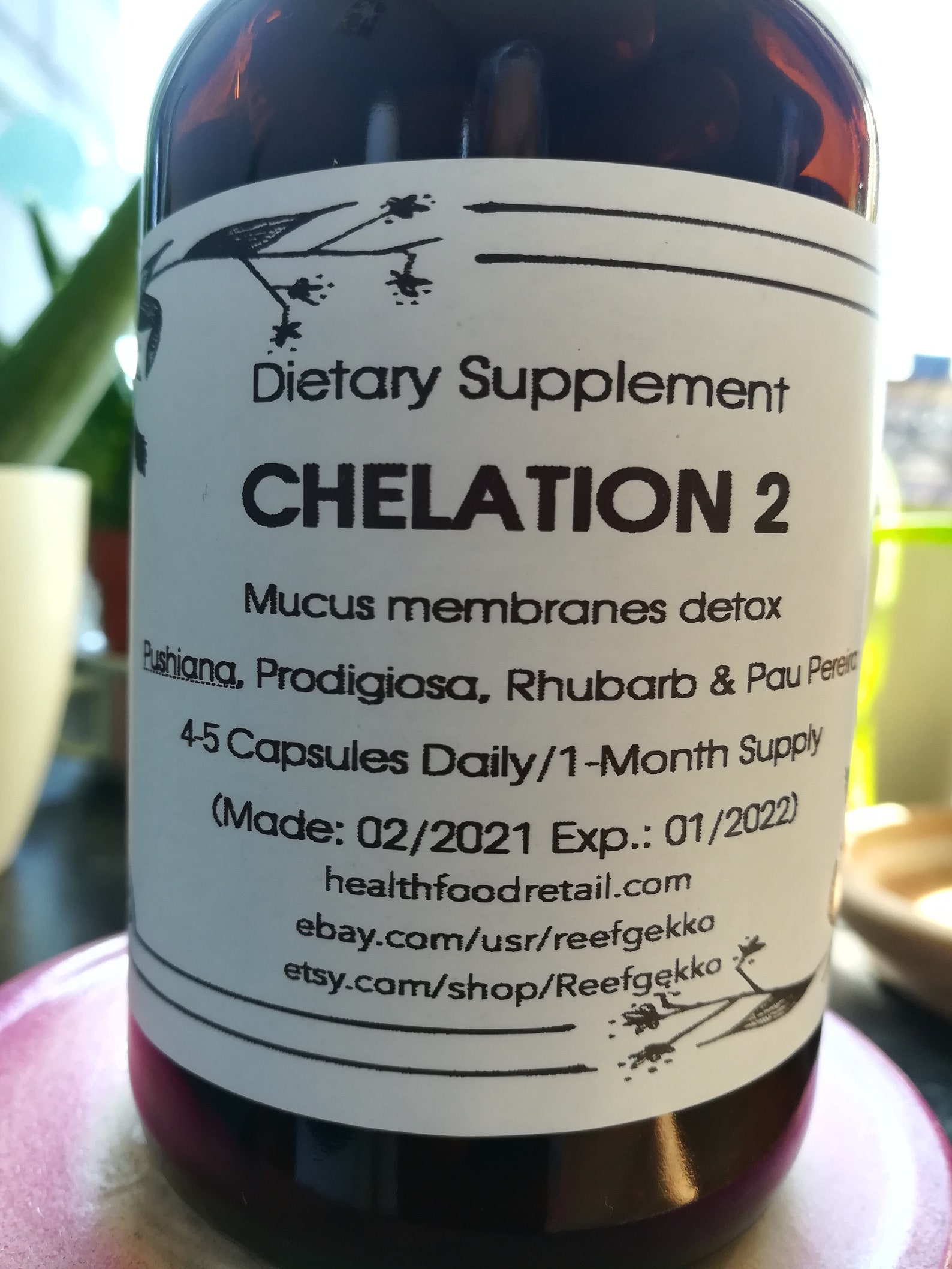 CHELATION 2 Mucus Membranes Detoxifier - Natural Colon Cleanse - Etsy