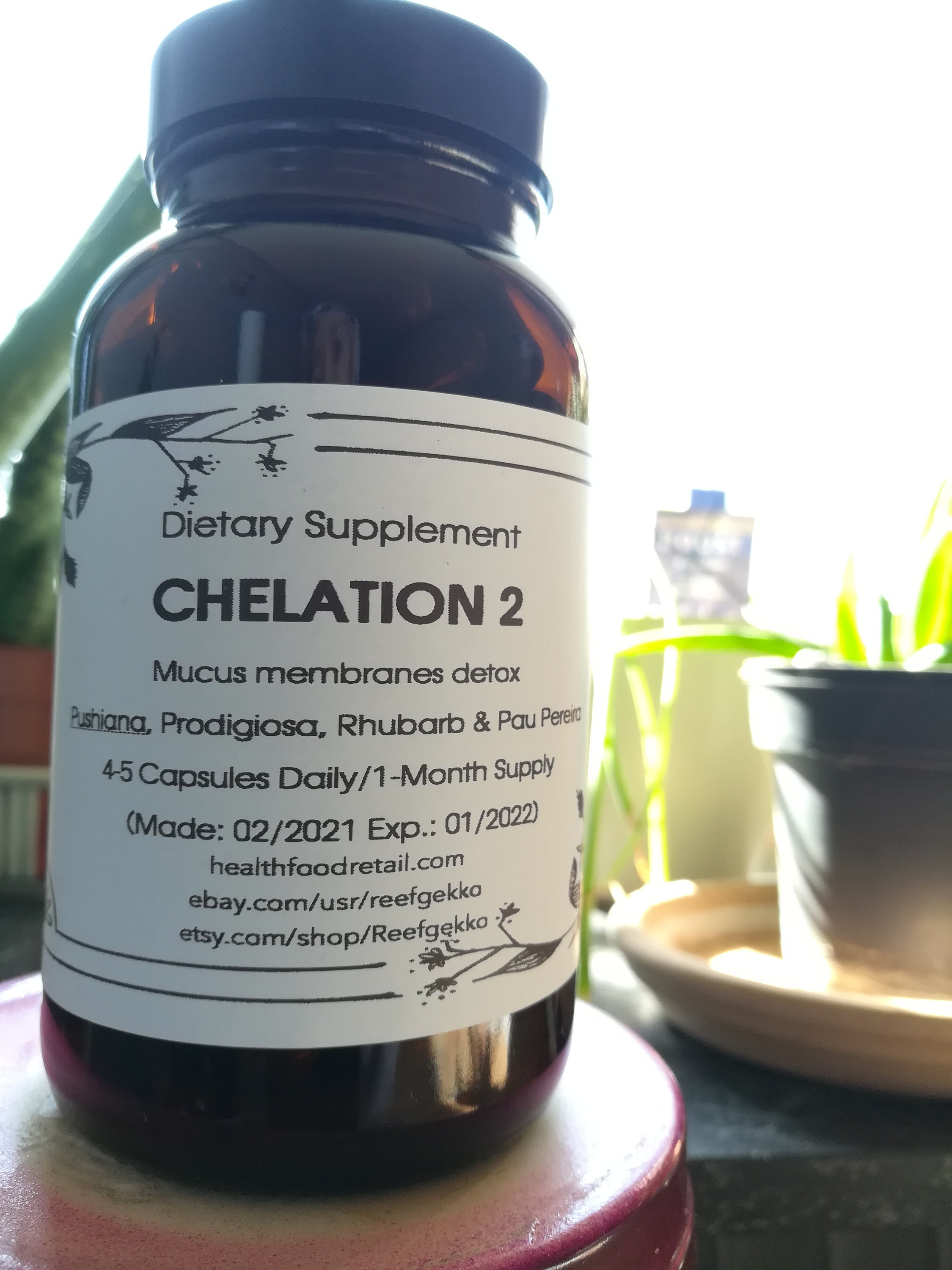 CHELATION 2 Mucus Membranes Detoxifier - Natural Colon Cleanse - Etsy