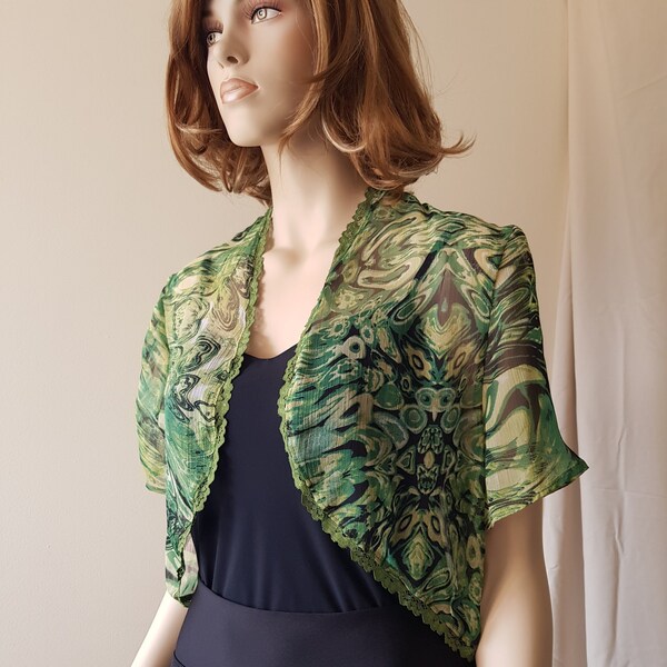 Chiffon Shrug - Etsy