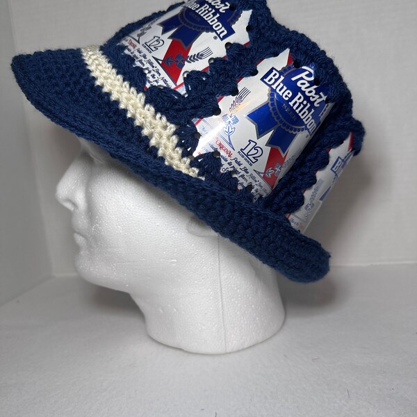 Crochet Beer Can Hat - Etsy