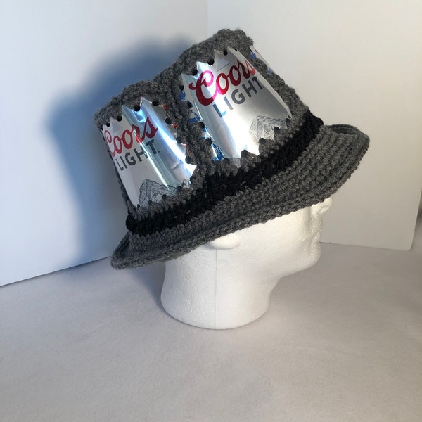 Beer Can Crochet Hat - Etsy