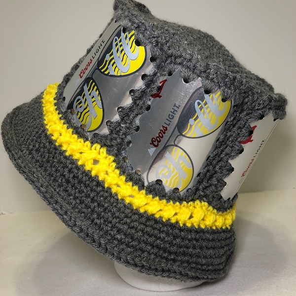 Crochet Beer Can Hat - Etsy