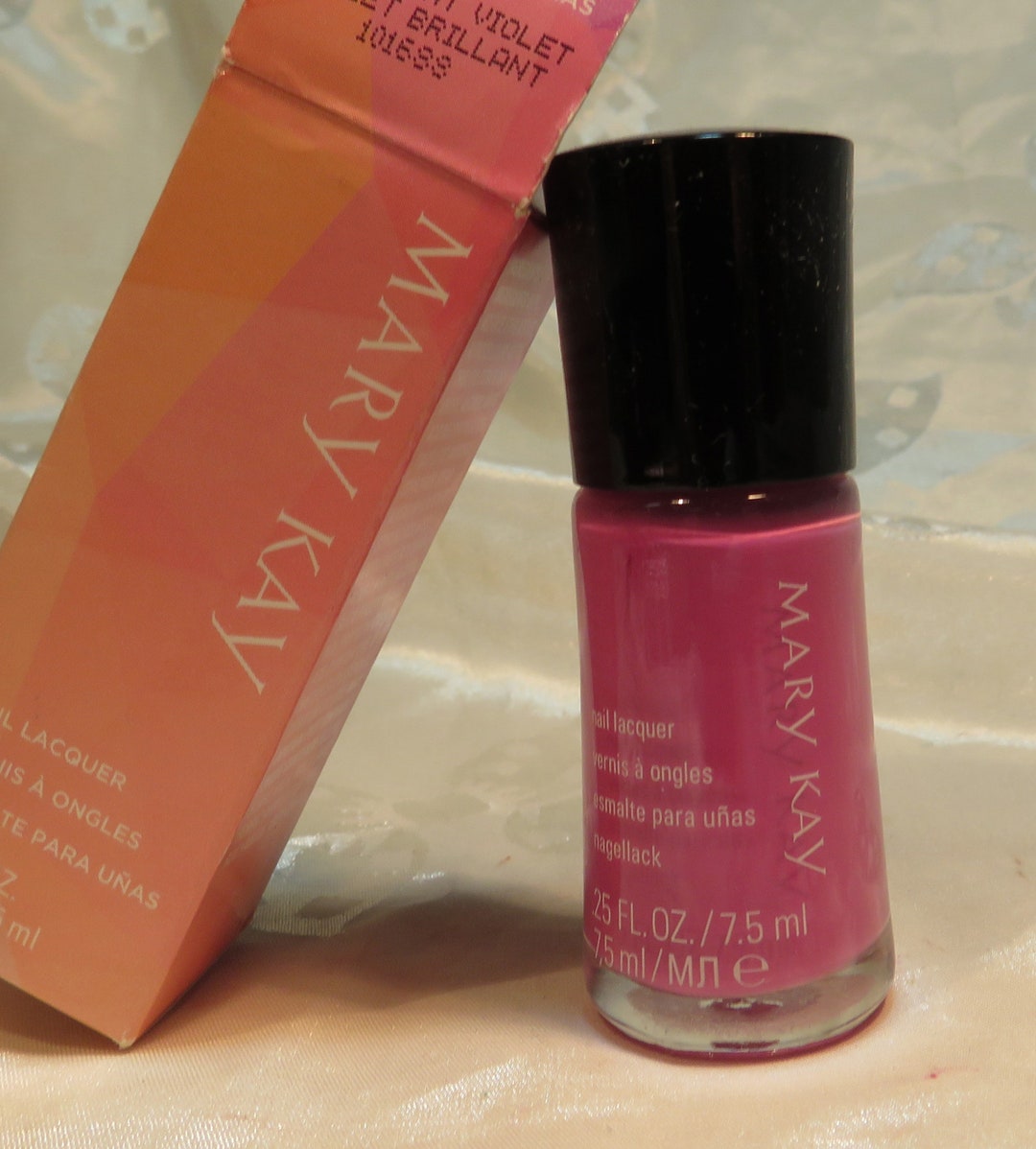 Mary Kay Nail Lacquer Polish Enamel Brilliant Violet a Fuchsia Pink ...
