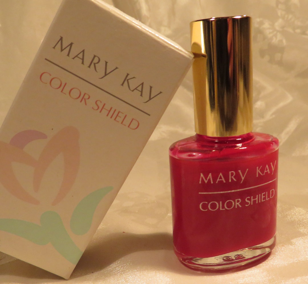 Mary Kay Ruby Silk Color Shield Nail Polish Enamel Color Shield Full .5 ...