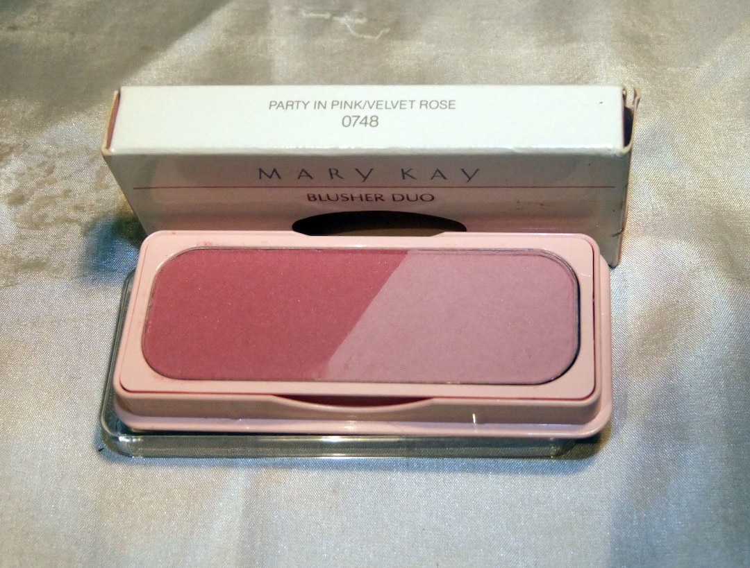 Mary Kay Party in Pink / Velvet Rose Blusher Duo Hard to Find Blush ...