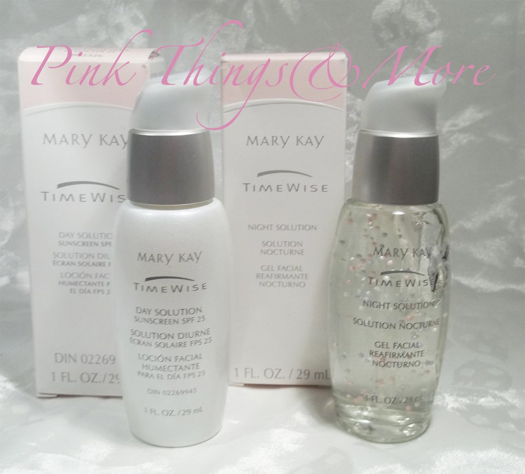 Mary Kay Timewise Day and Night Solution for Face 1 Oz Each Full ...
