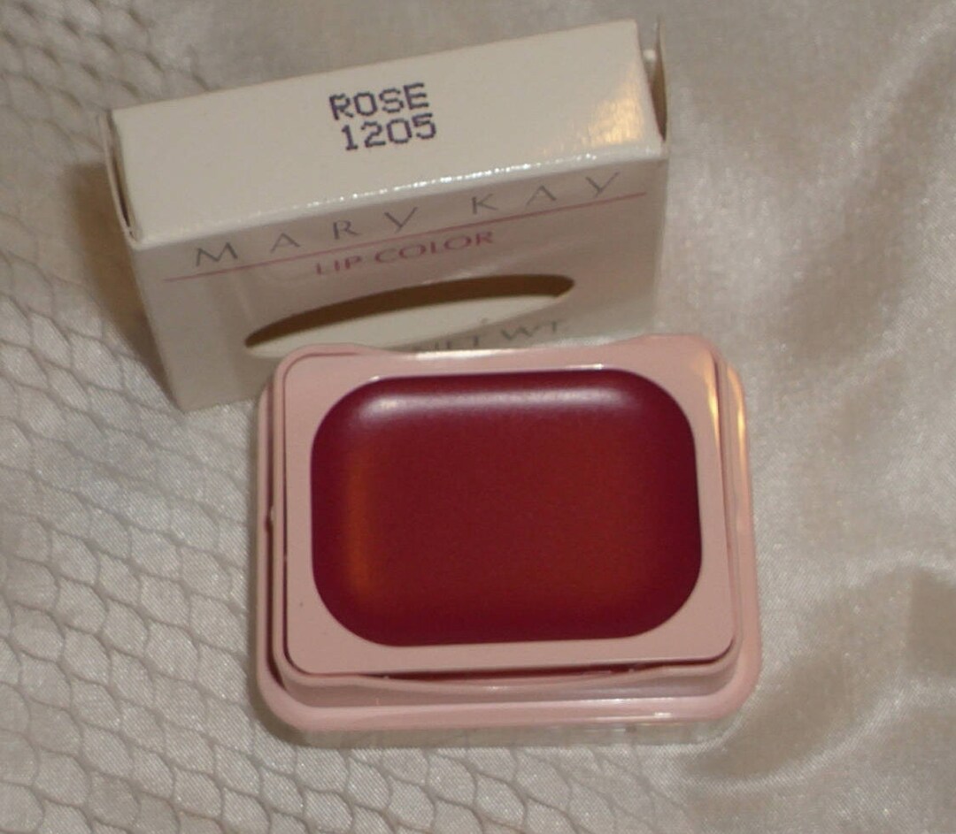 Mary Kay Rose Lip Color Wear Over Lipstick .09 Oz Pink Case Full Size ...