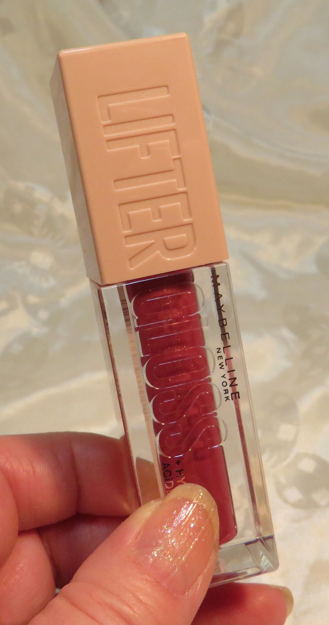 Liquid Lip Gloss 013--ruby A Red Matte Shade Clear Square Tube Wear ...