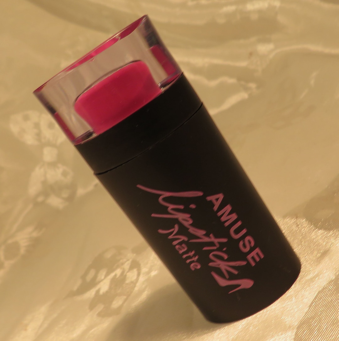 Hot Pink Matte Lipstick Amuse Brand Sealed Lip Color Wear Under Lip ...