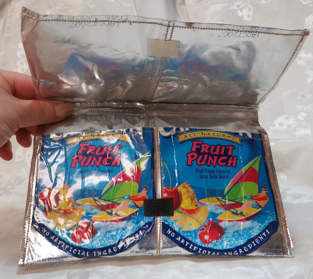 Capri Sun Clutch Wallet Vintage Holds Money Credit Cards Velcro Closure ...