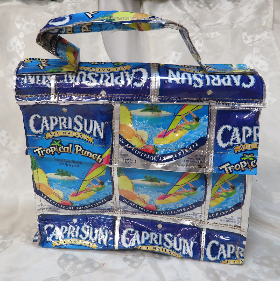 Capri Sun Tote Bag/lunch Bag or Purse Velcro Closures Double Stitched ...