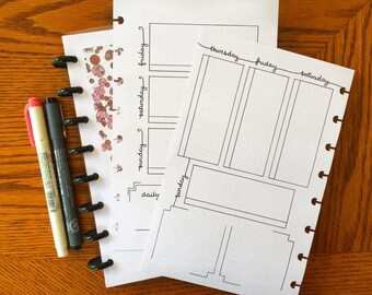 Bullet journal pages | Etsy