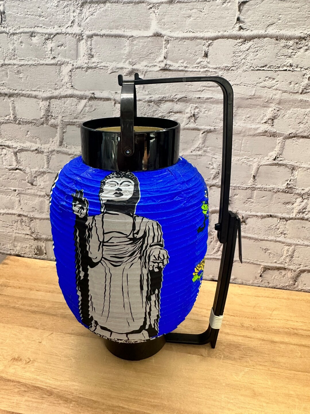 Vintage Japanese Chouchin Blue Japanese Paper Lanterns - Etsy