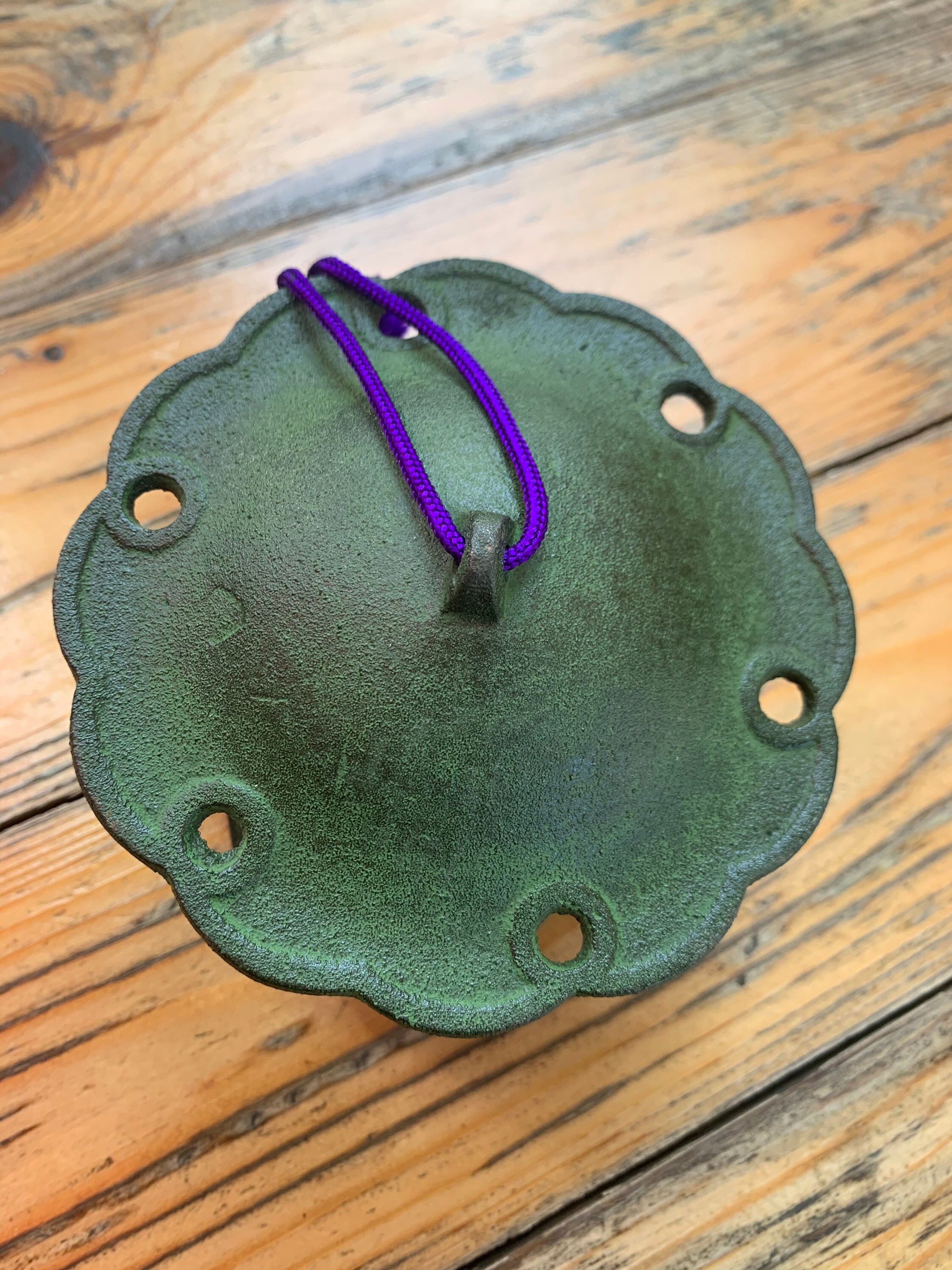 Vintage Japanese Cast Iron Temple Form Wind Chime Hanging Bell - Etsy