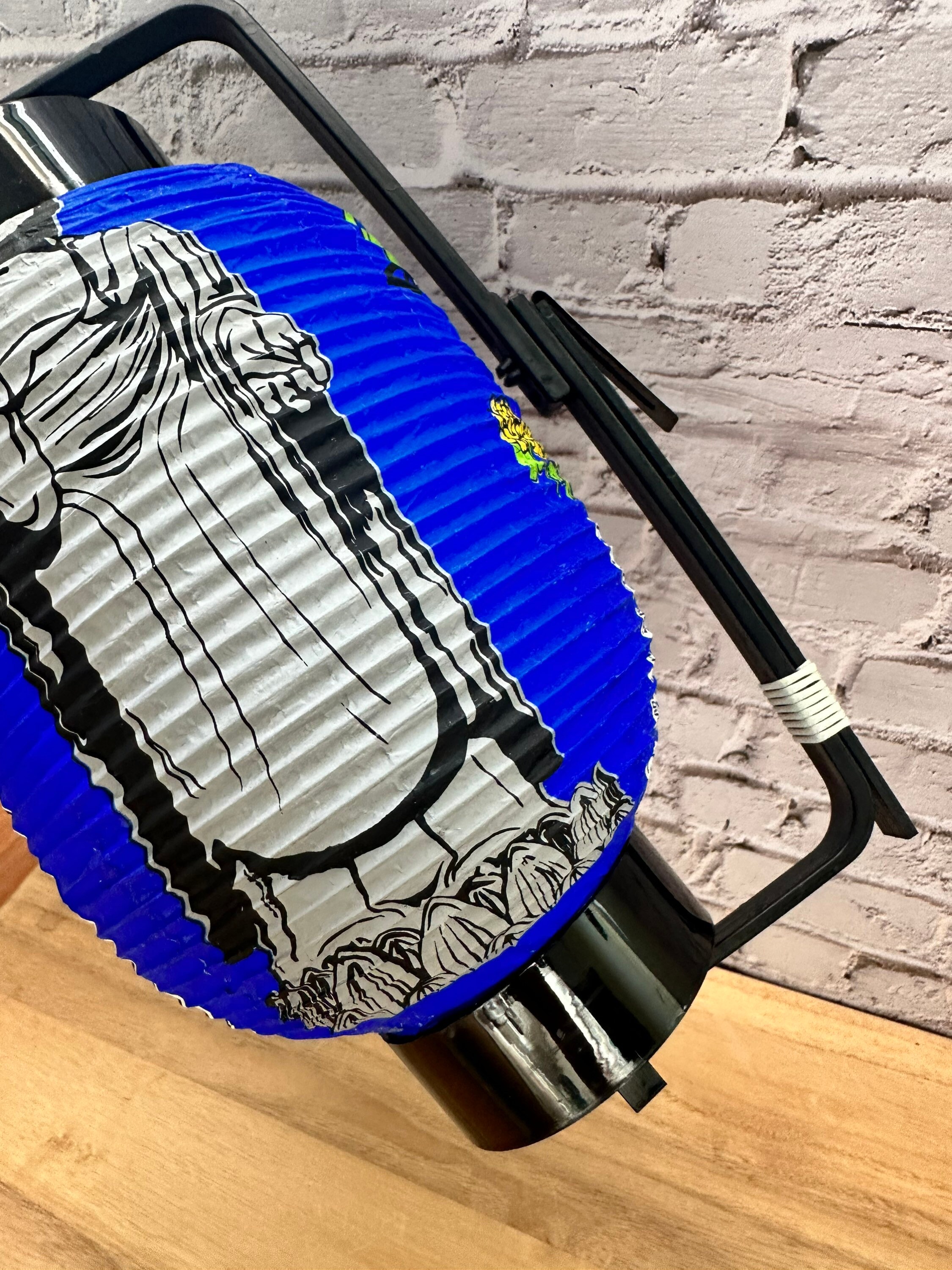 Vintage Japanese Chouchin Blue Japanese Paper Lanterns - Etsy