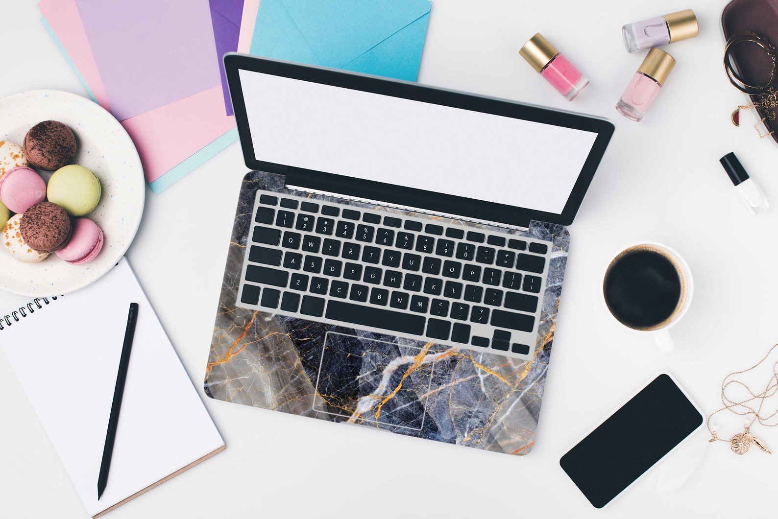 Dark Marble Pro 16 Cover Macbook Pro New Macbook Air 13 Inch | Etsy