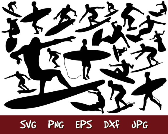 Surfing SVG Bundle Surfing SVG Surf Svg Surfing Clipart | Etsy