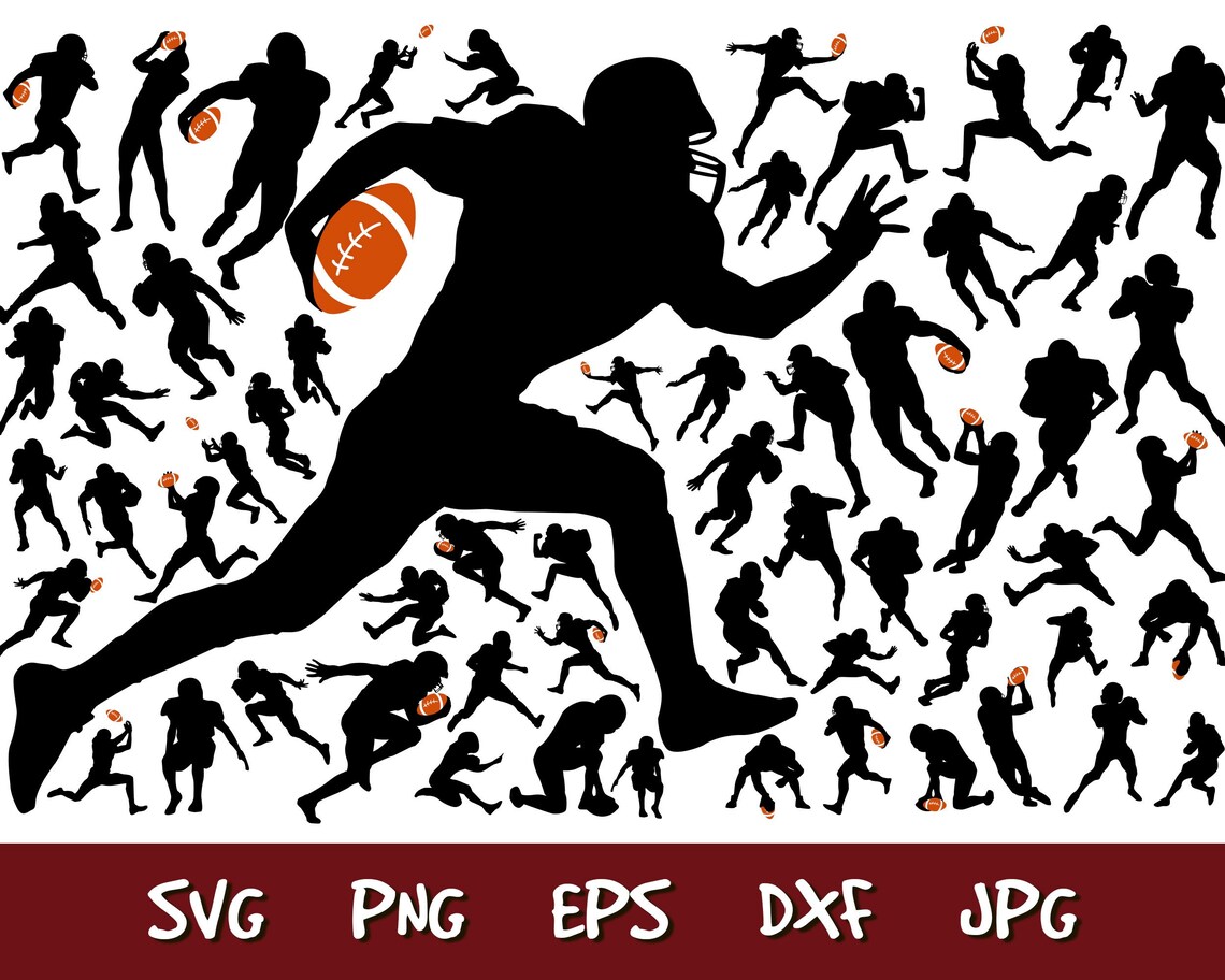 AMERICAN FOOTBALL SVG Football Svg Football Player Svg - Etsy