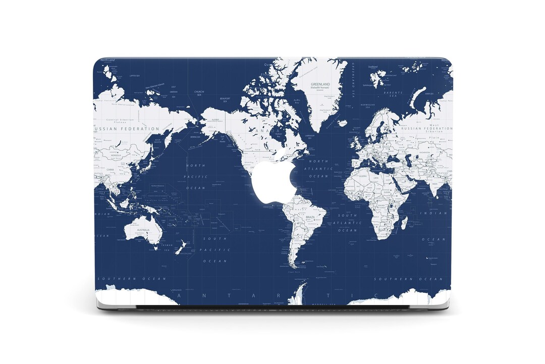 Map of the World MacBook Air 13 2018 Case Countries MacBook Air 11 Case ...