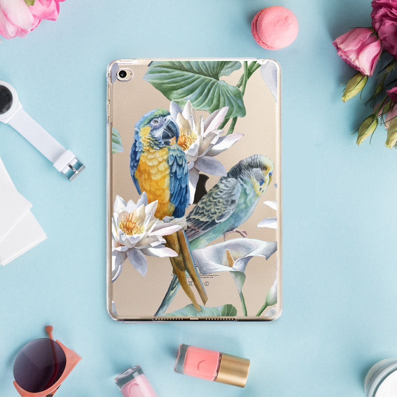 Parrots Ipad 10.2 2019 Case Talking Birds Ipad Mini 2019 Cover - Etsy