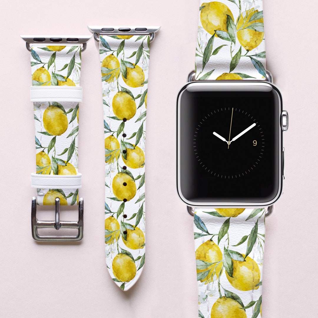 Lemons Apple Watch Band Apple Watch Band 42 Mm Leather Watch Band Apple ...