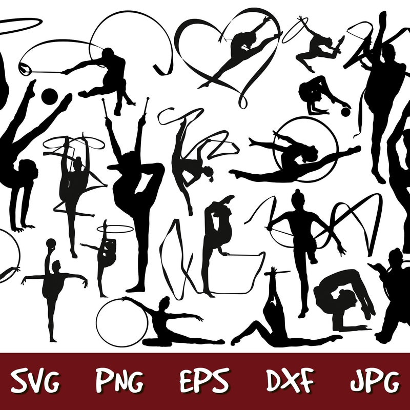 Gymnastic Clip Art - Etsy