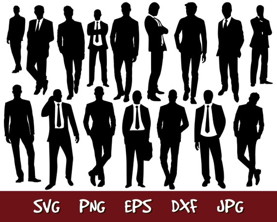 Suit SVG Bundle Suit SVG Suit Clipart Suit Cut Files for | Etsy UK