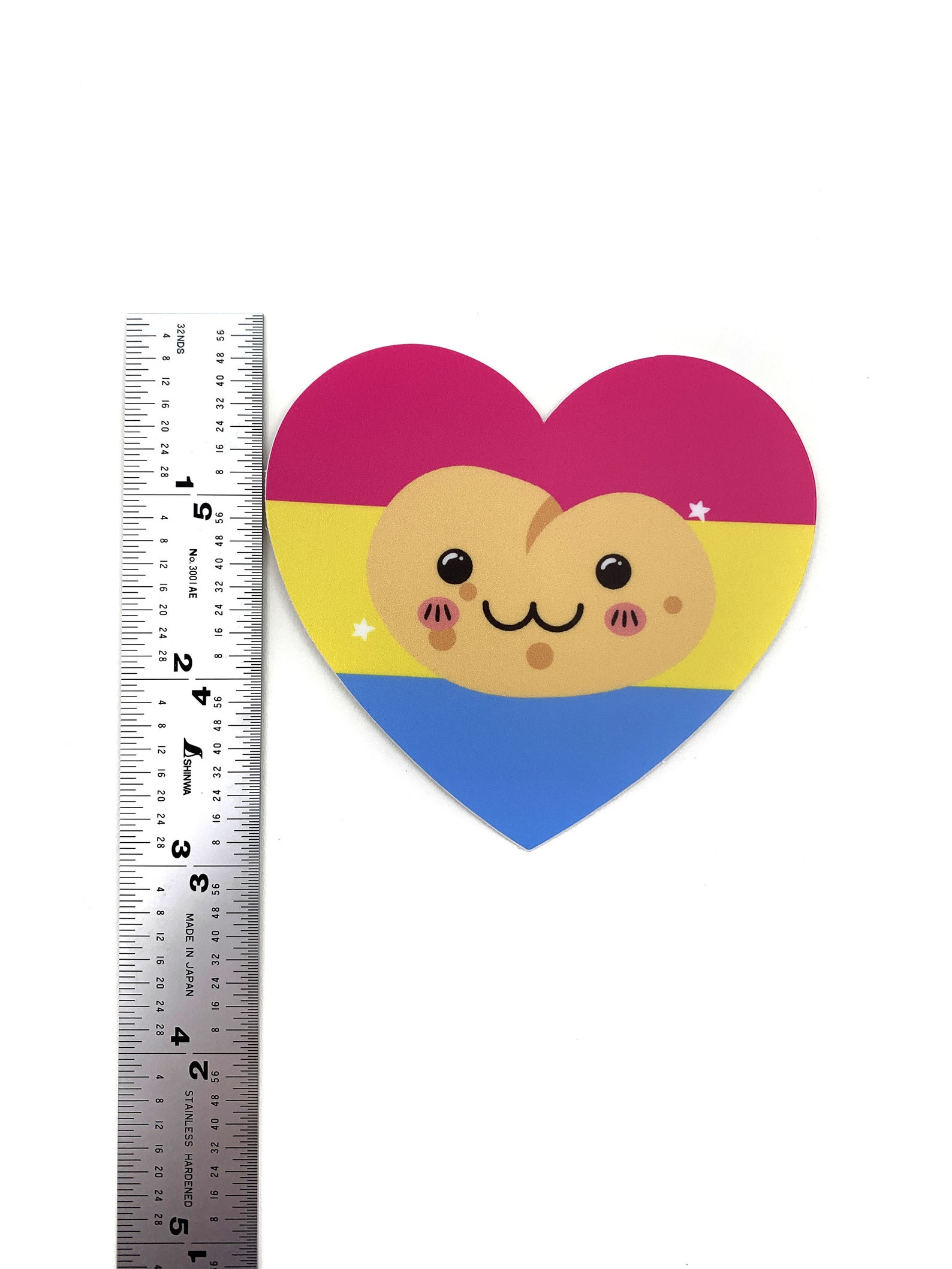 Pan Pride Potato Sticker Cute Pansexual Sticker Bisexual - Etsy