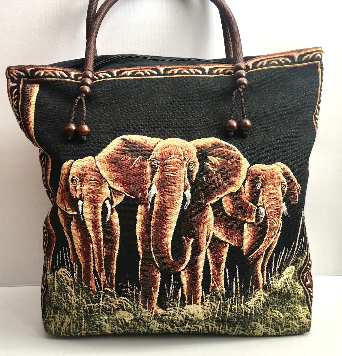 Elephant Bag Tote Travel Bag Shopping Bag Reusable Grocery - Etsy