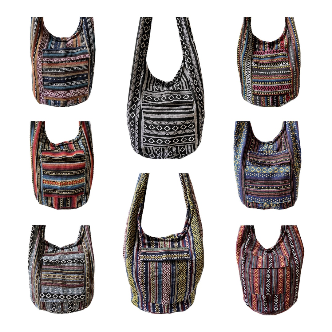 New!! Handmade Tribal Aztec Woven Crossbody Bag, Hippie Shoulder Bag ...