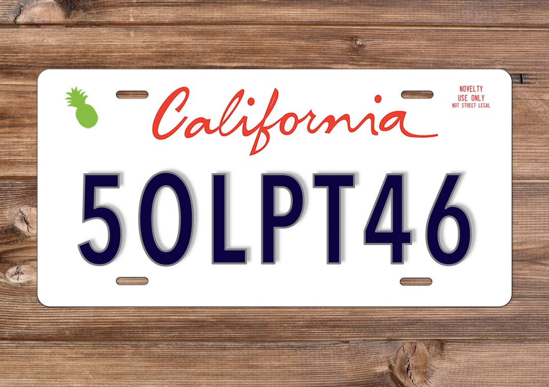 Replica "the Blueberry" - License Plate (psych - TV Show) - Etsy