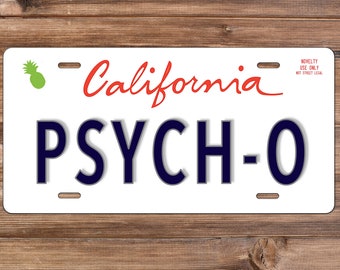 Psych License Plate - Etsy