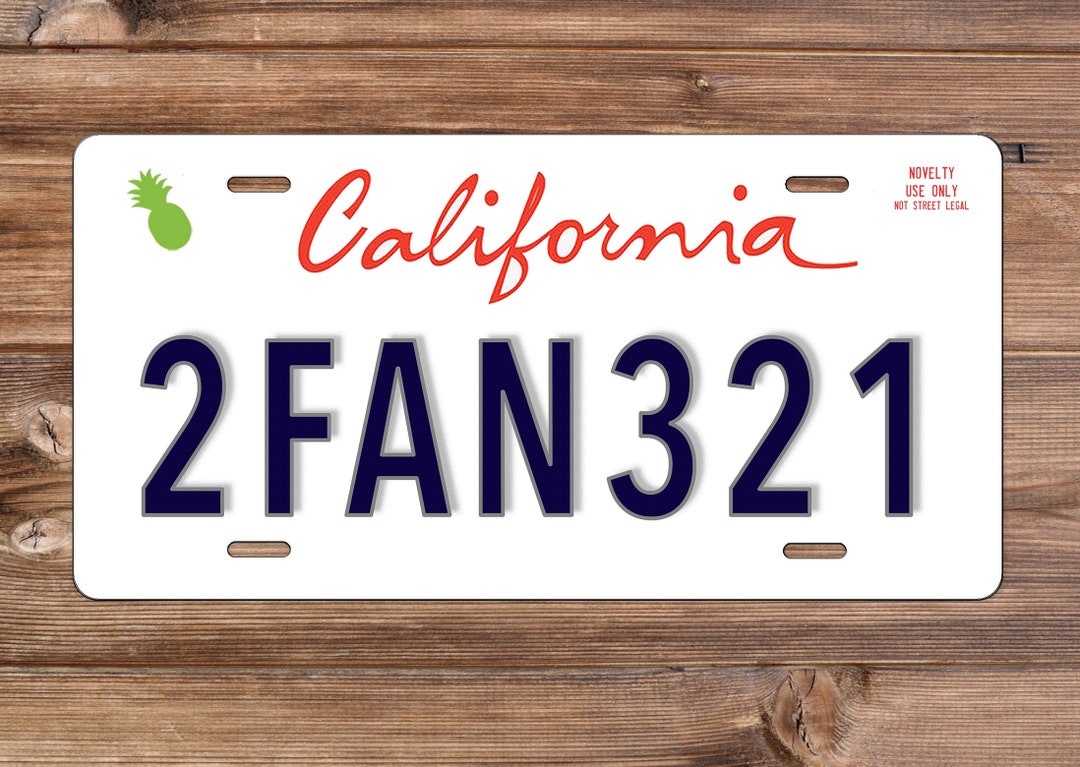 Replica "jules" - License Plate (psych - TV Show) - Etsy