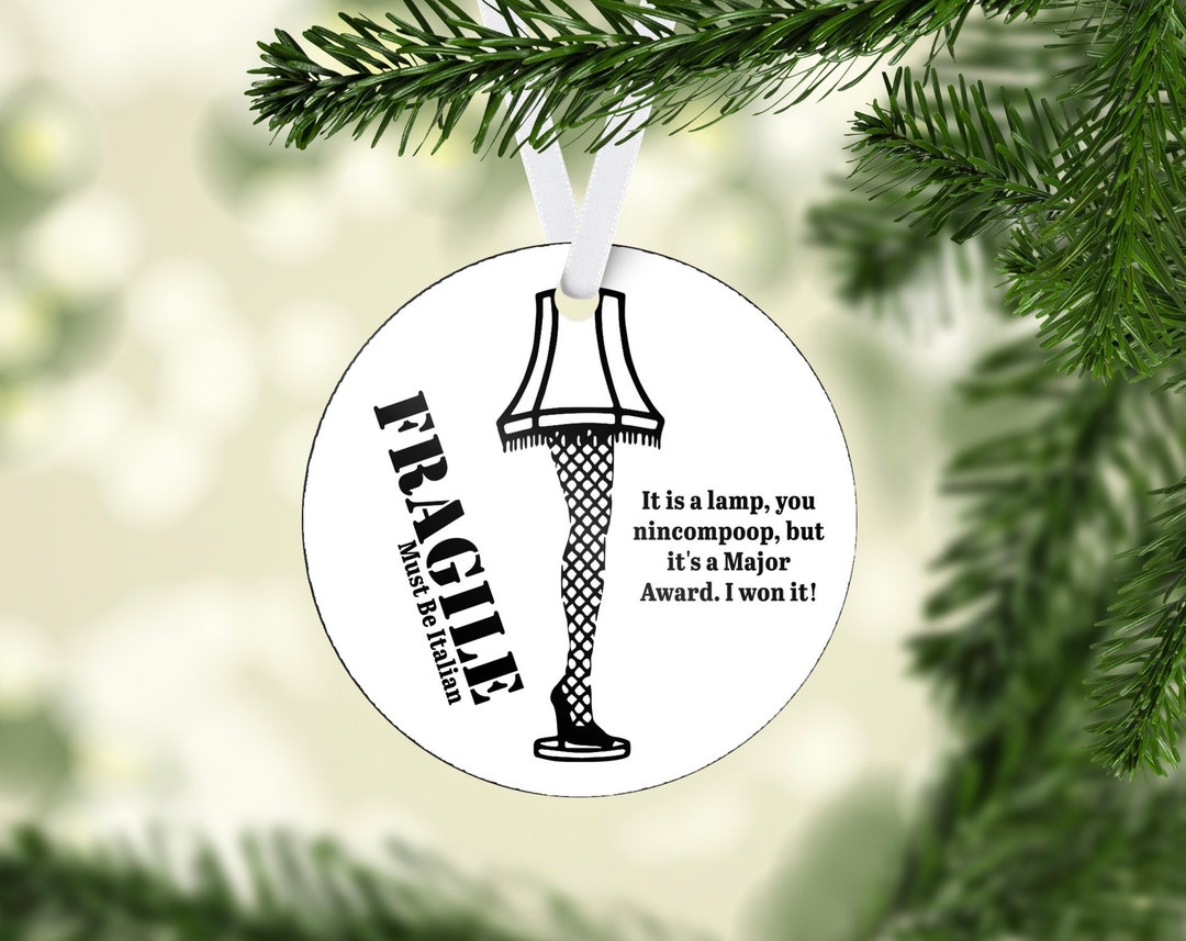 Christmas Story - Lady Leg Lamp - Ornament (christmas Story-themed) - Etsy
