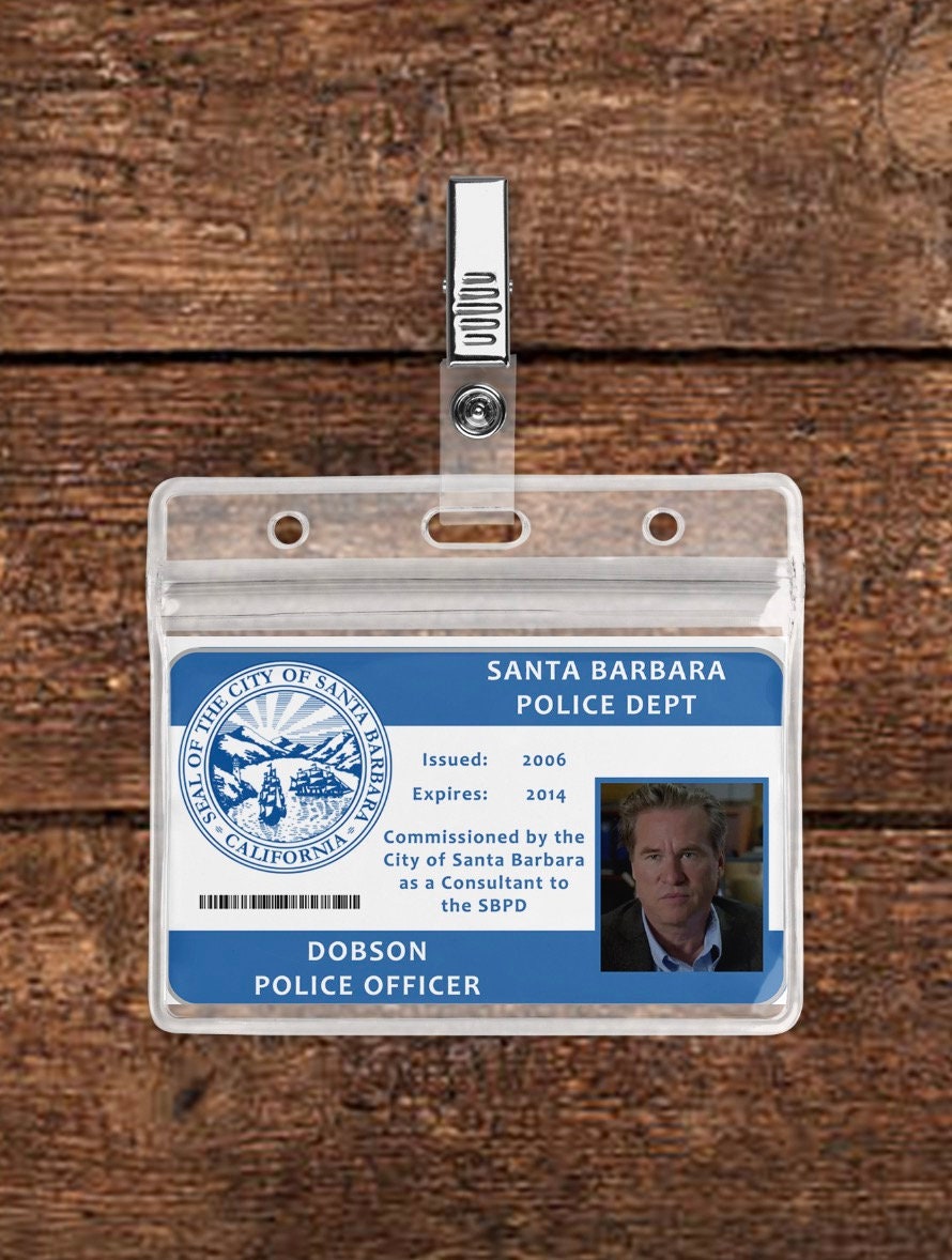 Psych-Themed SBPD ID Badges Psych TV Show Seasons 1-8 | Etsy